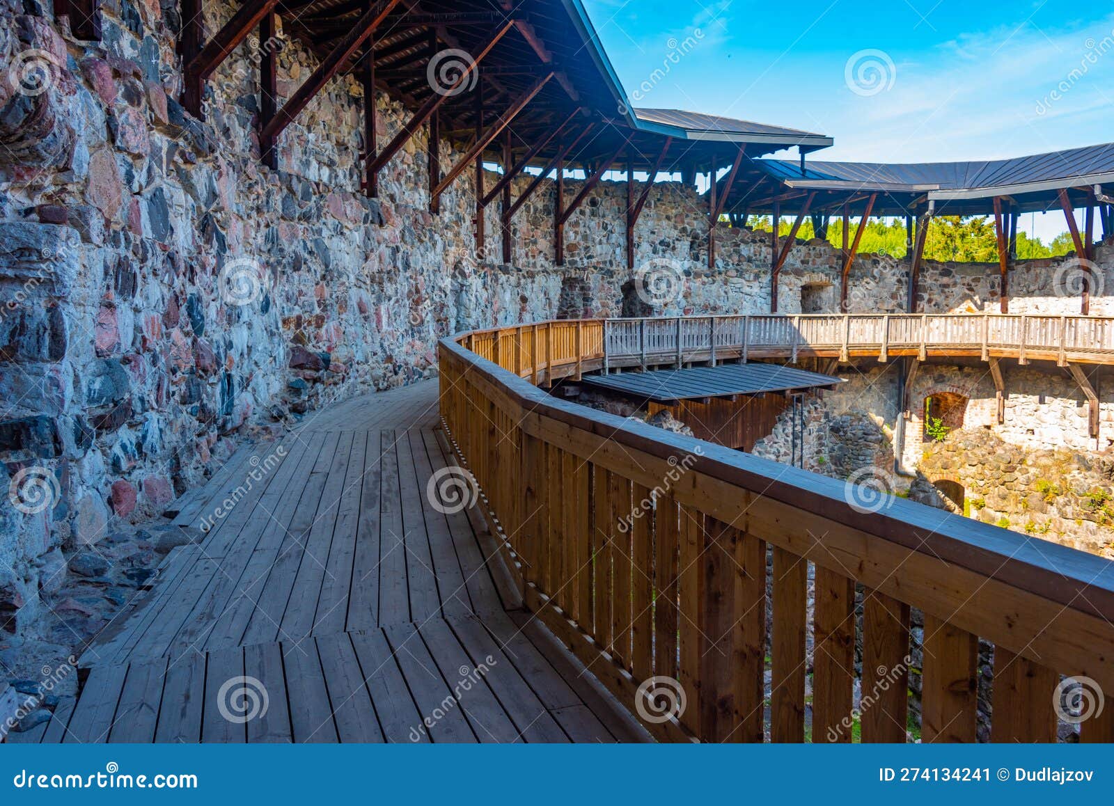 Raseborg Castle Ruins in Finland Stock Image - Image of cliff, stone ...
