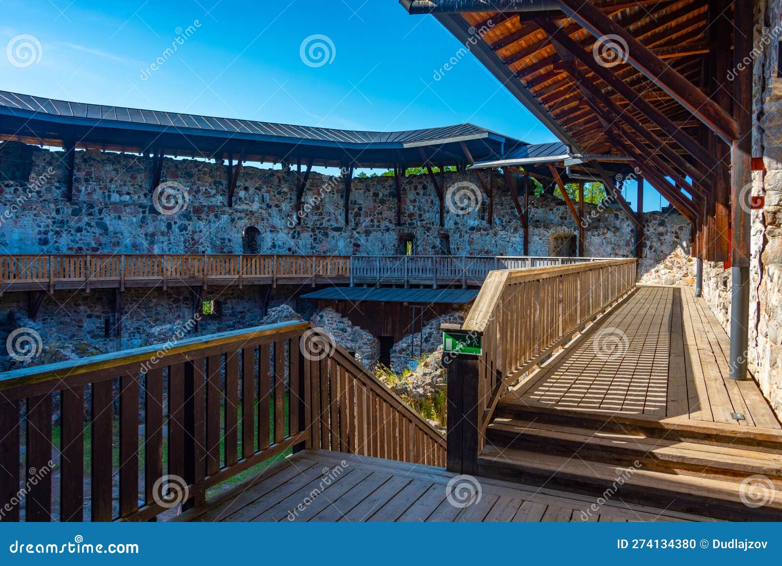 Raseborg Castle Ruins in Finland Stock Photo - Image of historic, hill ...