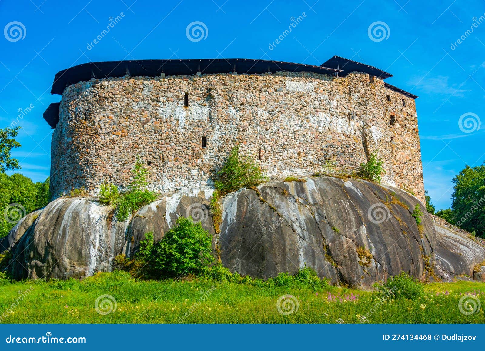 Raseborg Castle Ruins in Finland Stock Photo - Image of fort, sunny ...