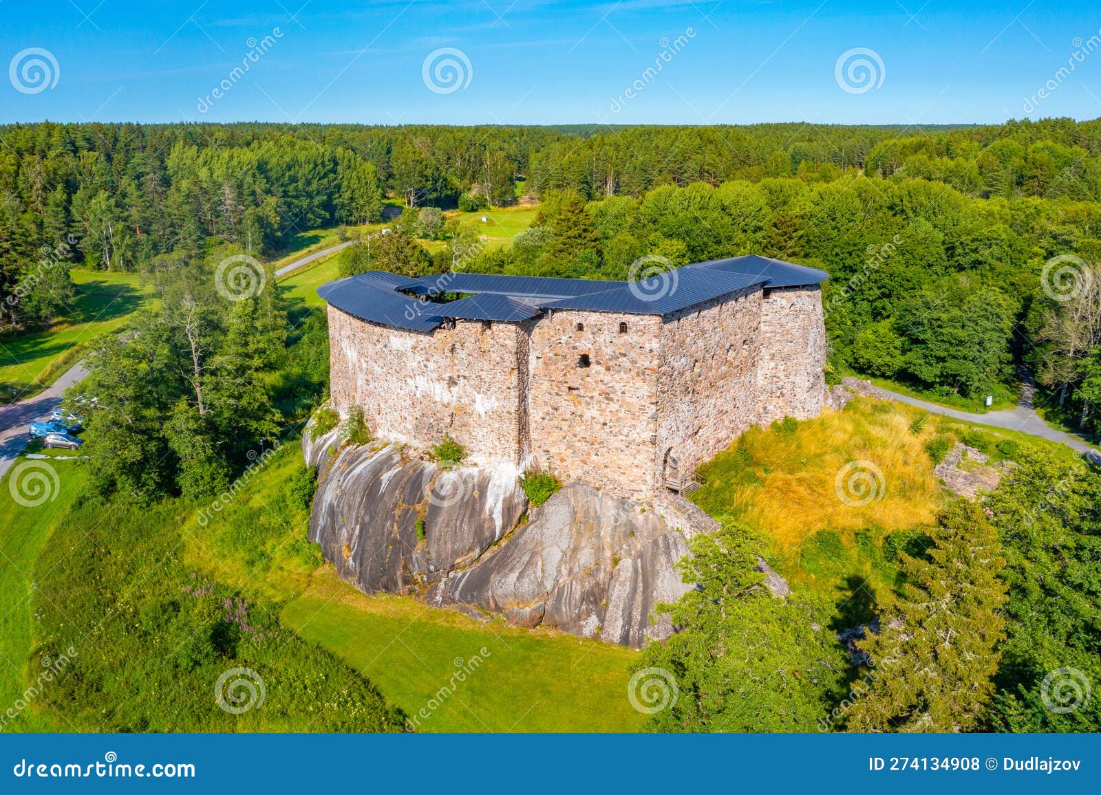 Raseborg Castle Ruins in Finland Stock Photo - Image of historic, stone ...