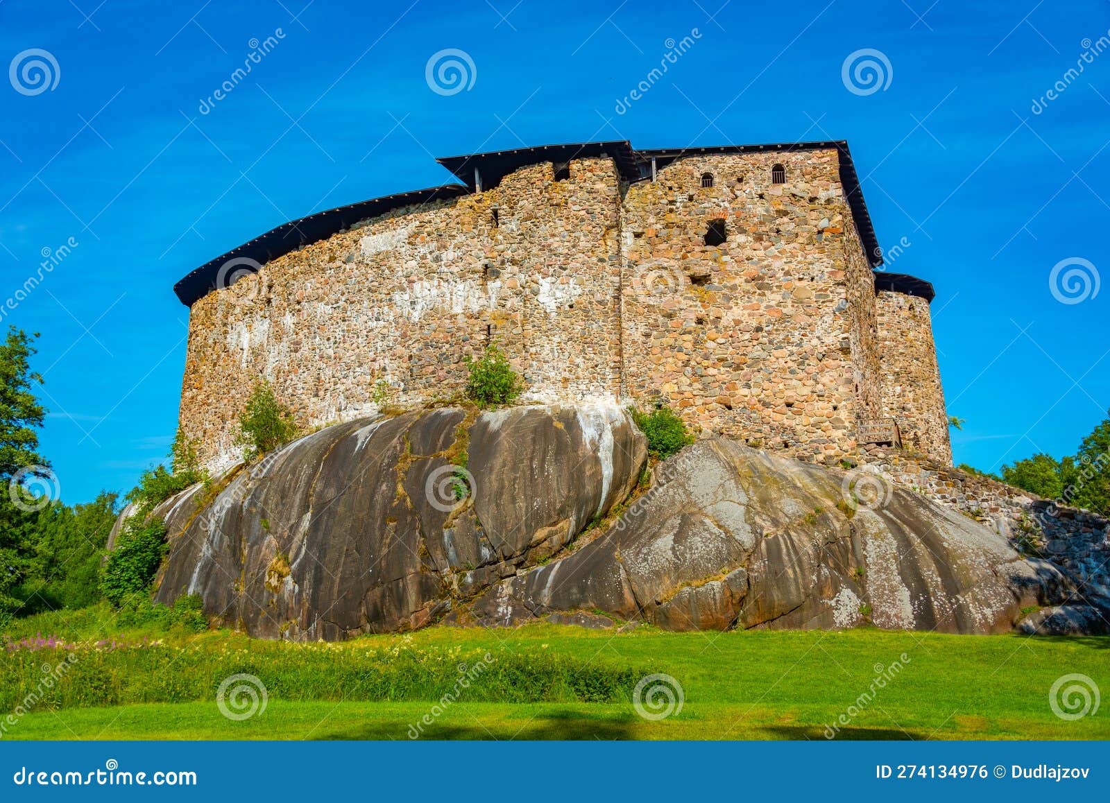 Raseborg Castle Ruins in Finland Stock Photo - Image of cliff, medieval ...