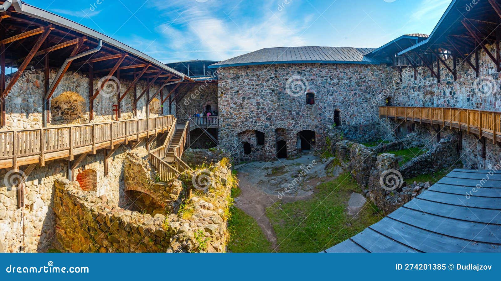 Raseborg Castle Ruins in Finland Stock Image - Image of military, sunny ...