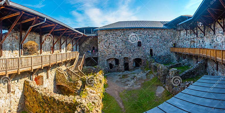 Raseborg Castle Ruins in Finland Stock Image - Image of military, sunny ...