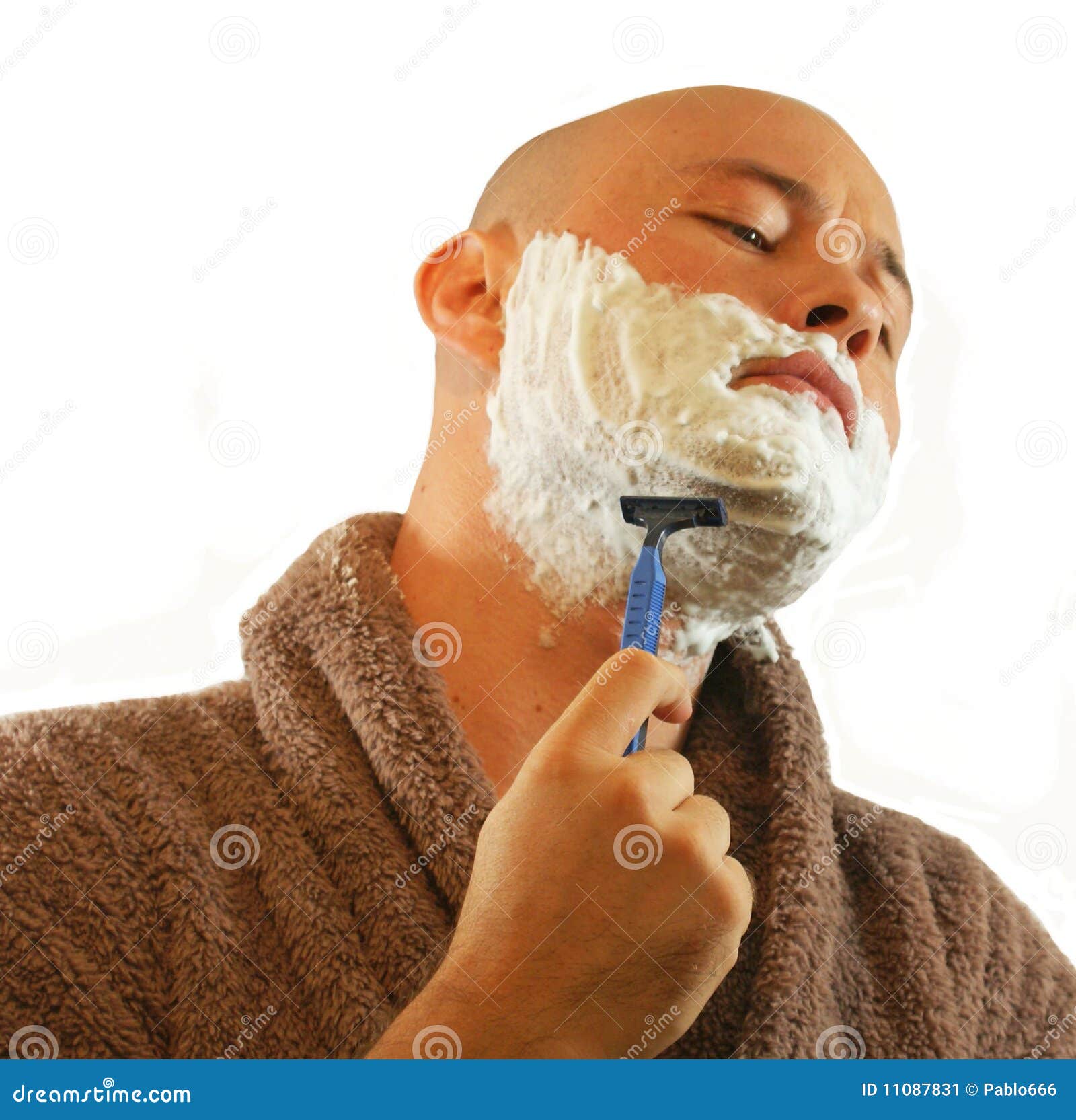 Raser d'homme image stock. Image du matin, dépose, hygiène - 11087831