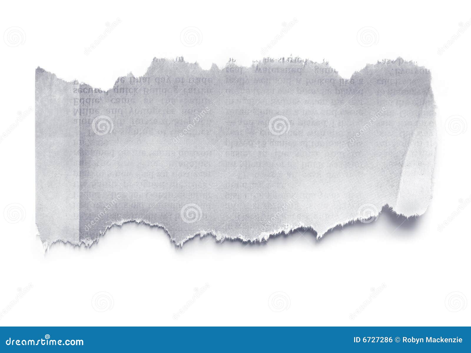 Rasgón del periódico foto de archivo. Imagen de rasgado - 6727286