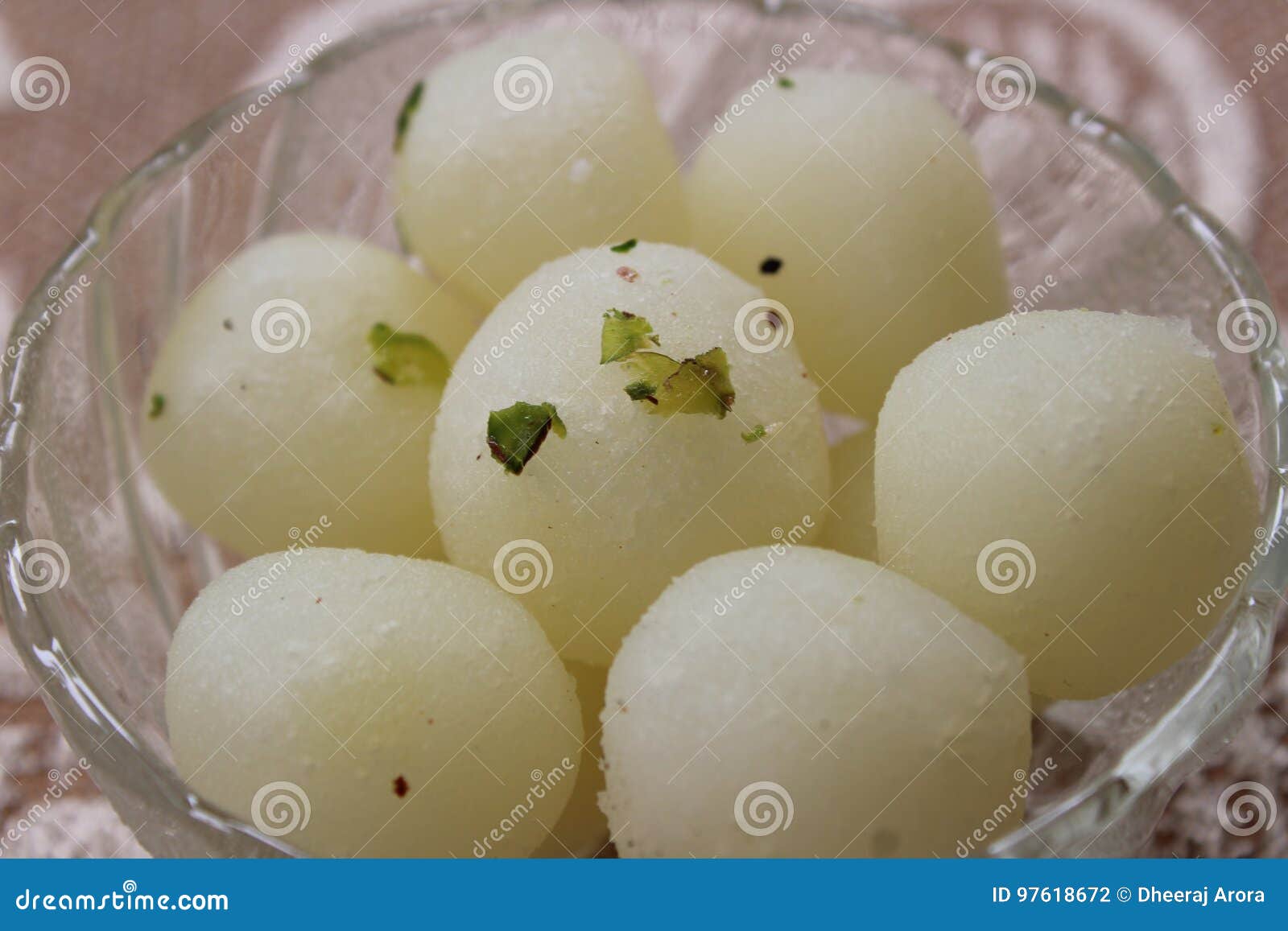 Rasgulla stock photo. Image of sweets, bowl, white, food - 97618672