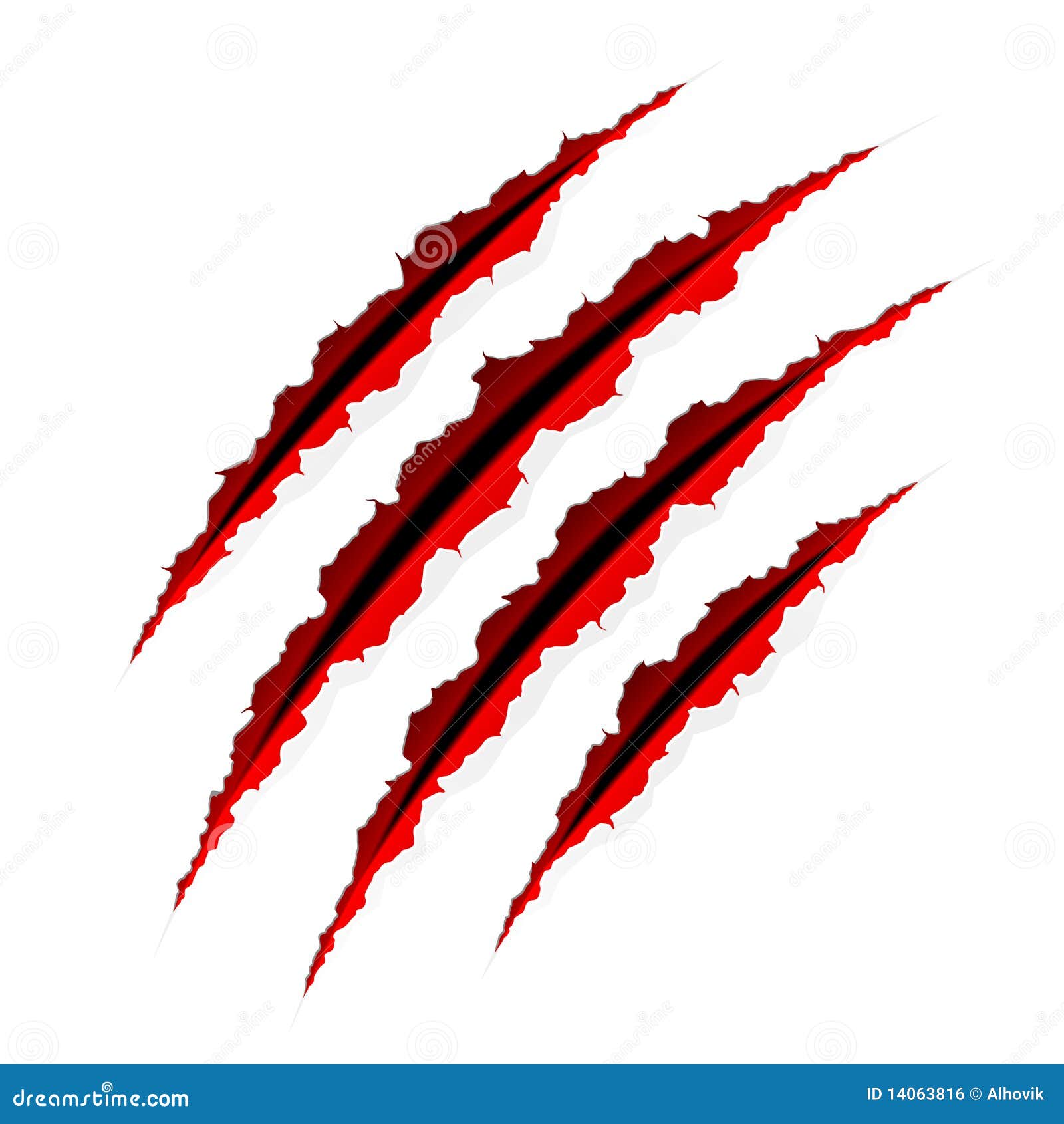 Rasguños De Las Garras. Vector. Imagen de archivo libre de regalías ...