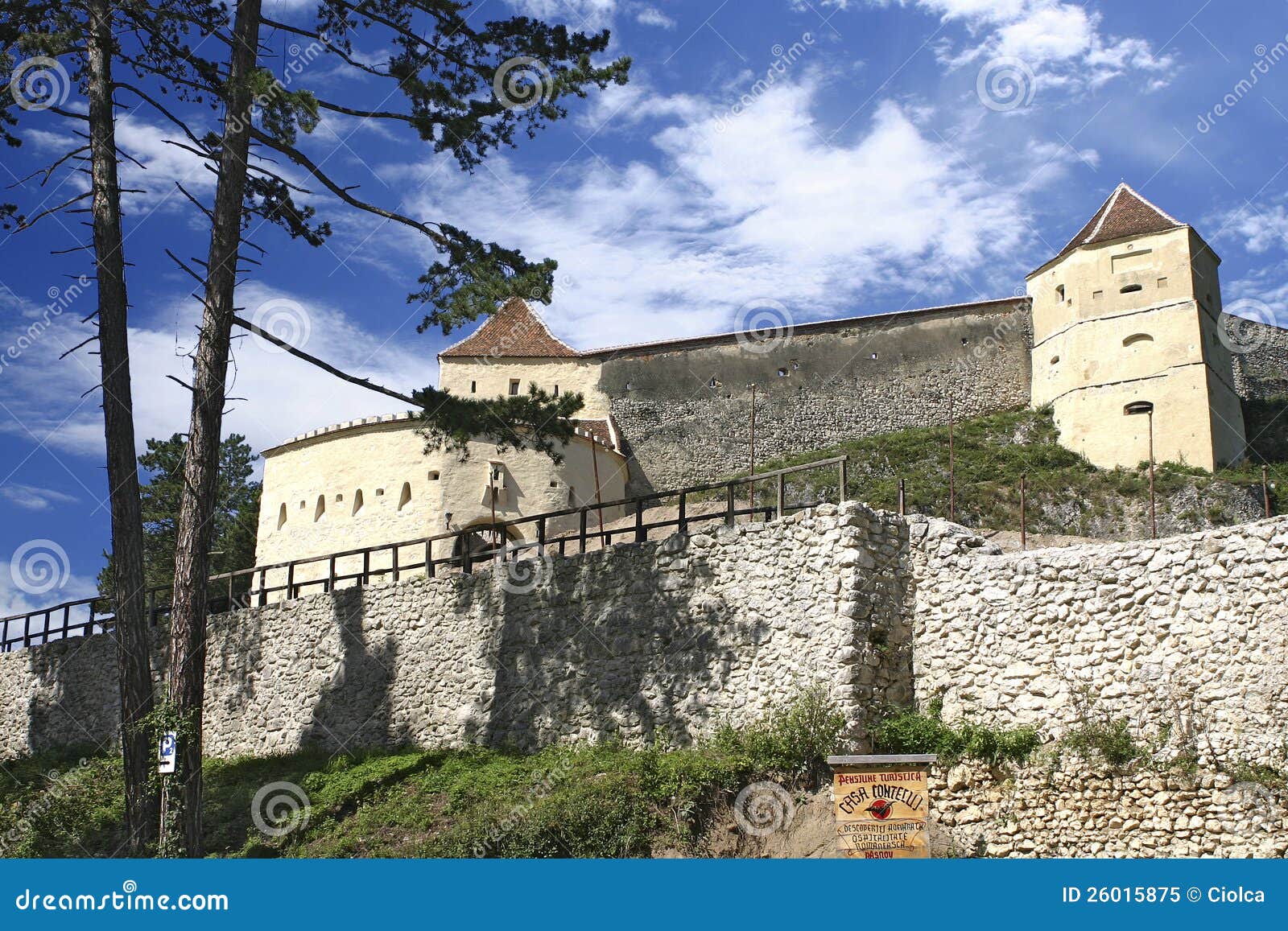 Rasnov stock image. Image of historic, rasnov, landmark - 26015875