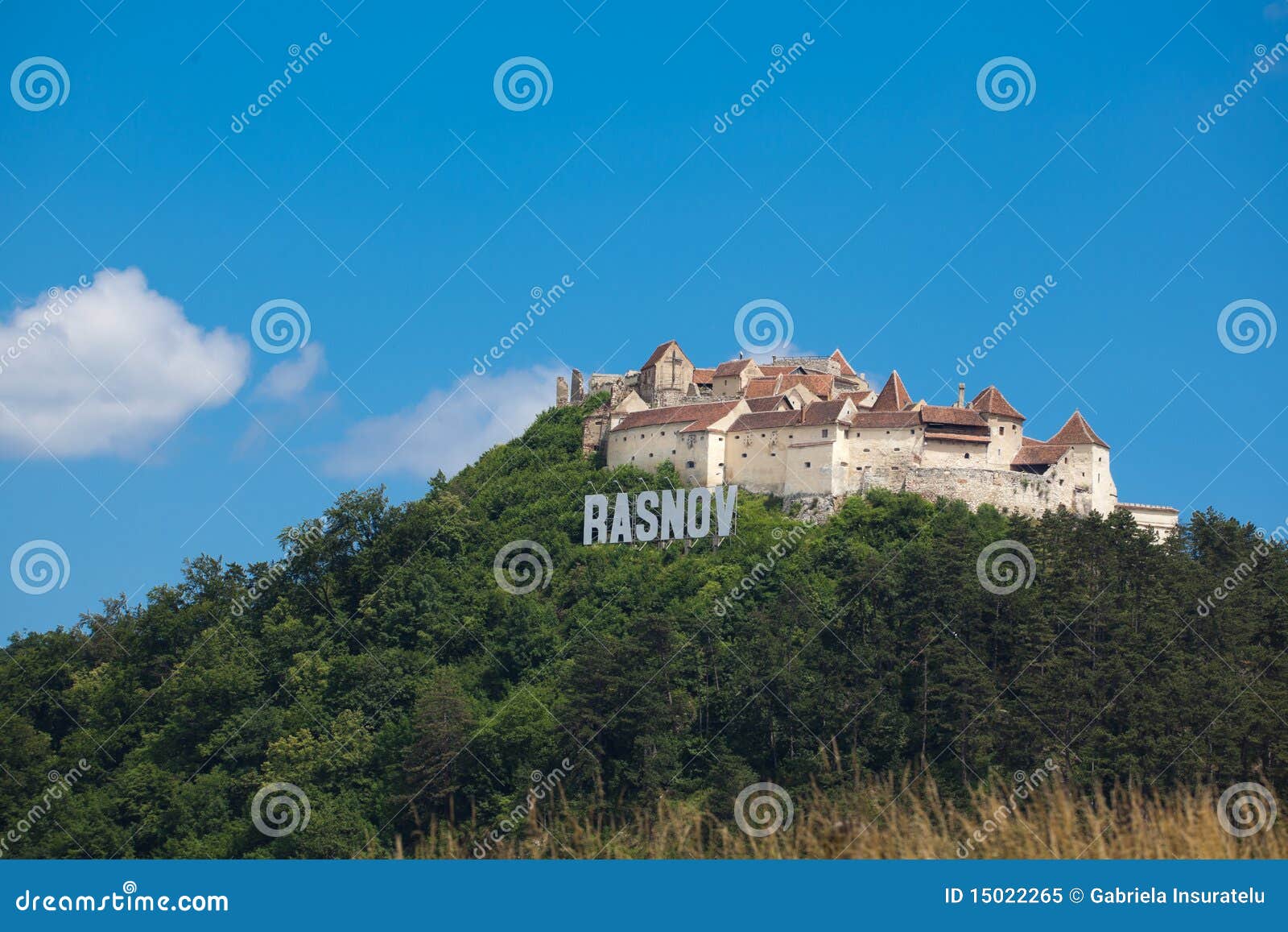 Rasnov Fortress stock image. Image of europe, castle - 15022265