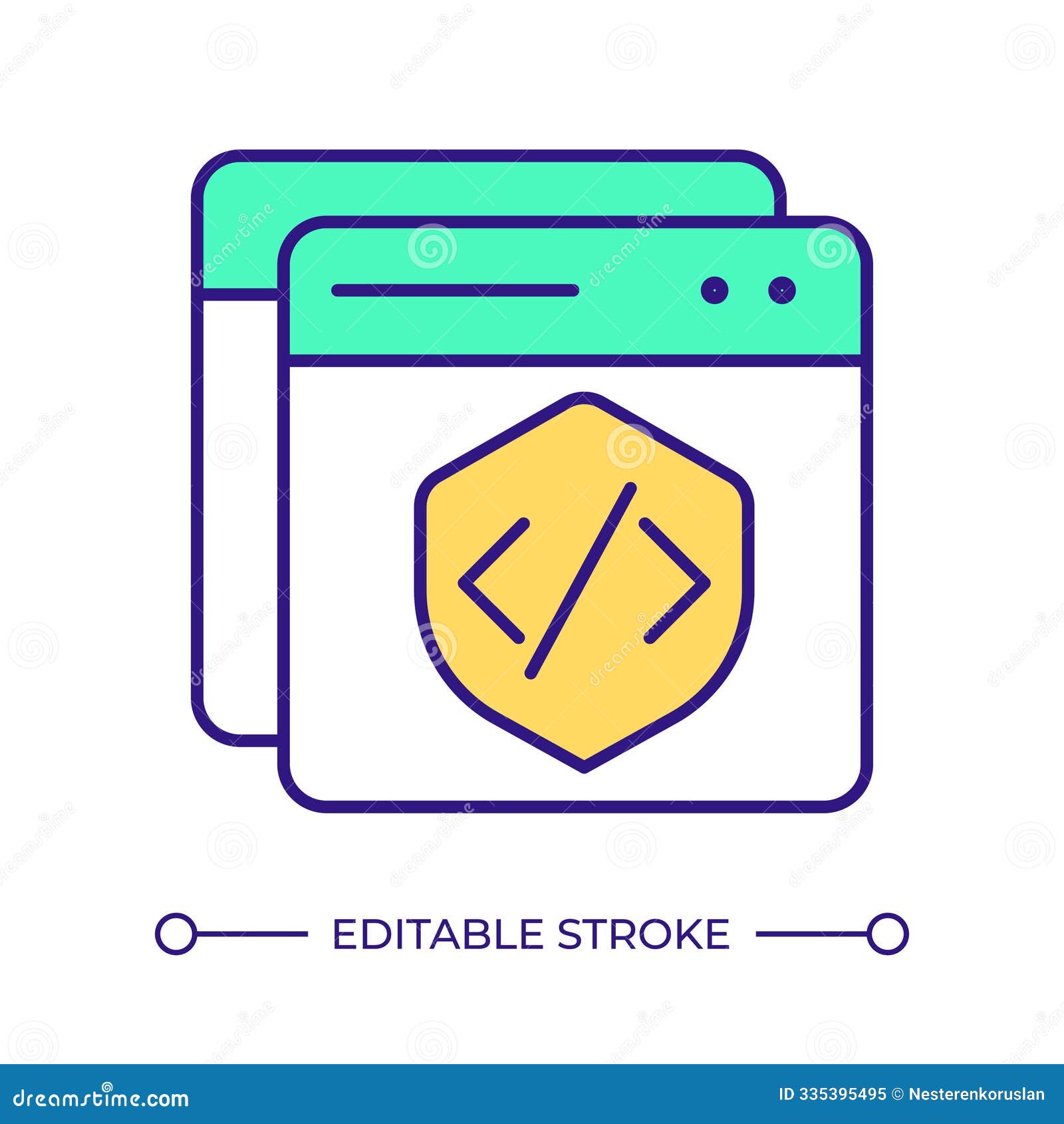 RASP RGB color icon stock illustration. Illustration of vector - 335395495