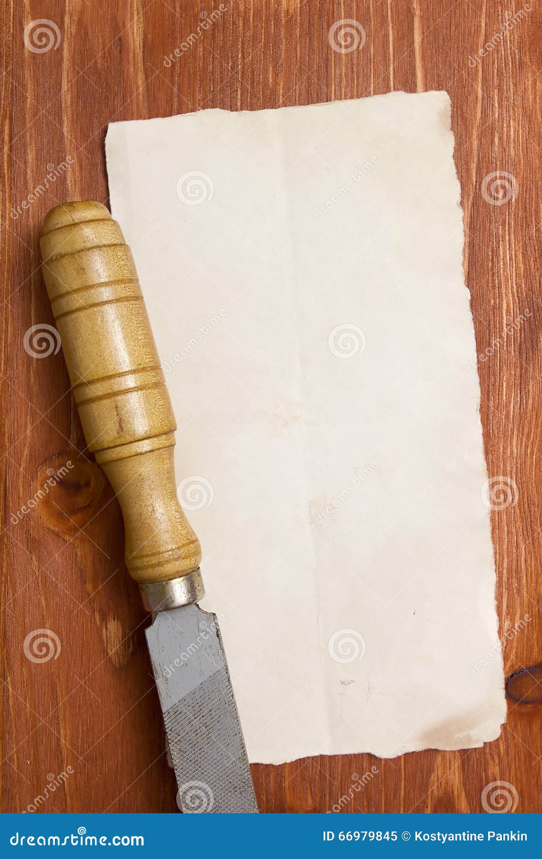 Rasp with wooden handle stock image. Image of neat, sparse - 66979845