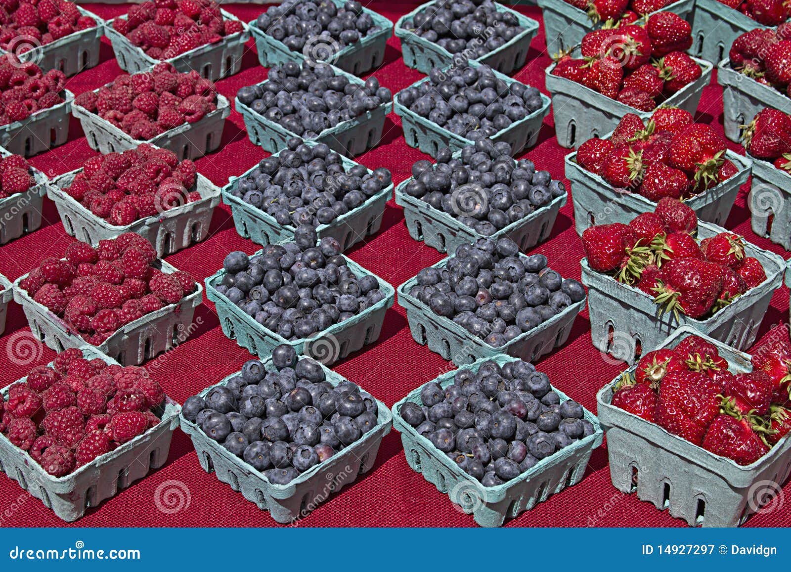 Raspberries Blueberries and Strawberries Stock Image - Image of organic ...