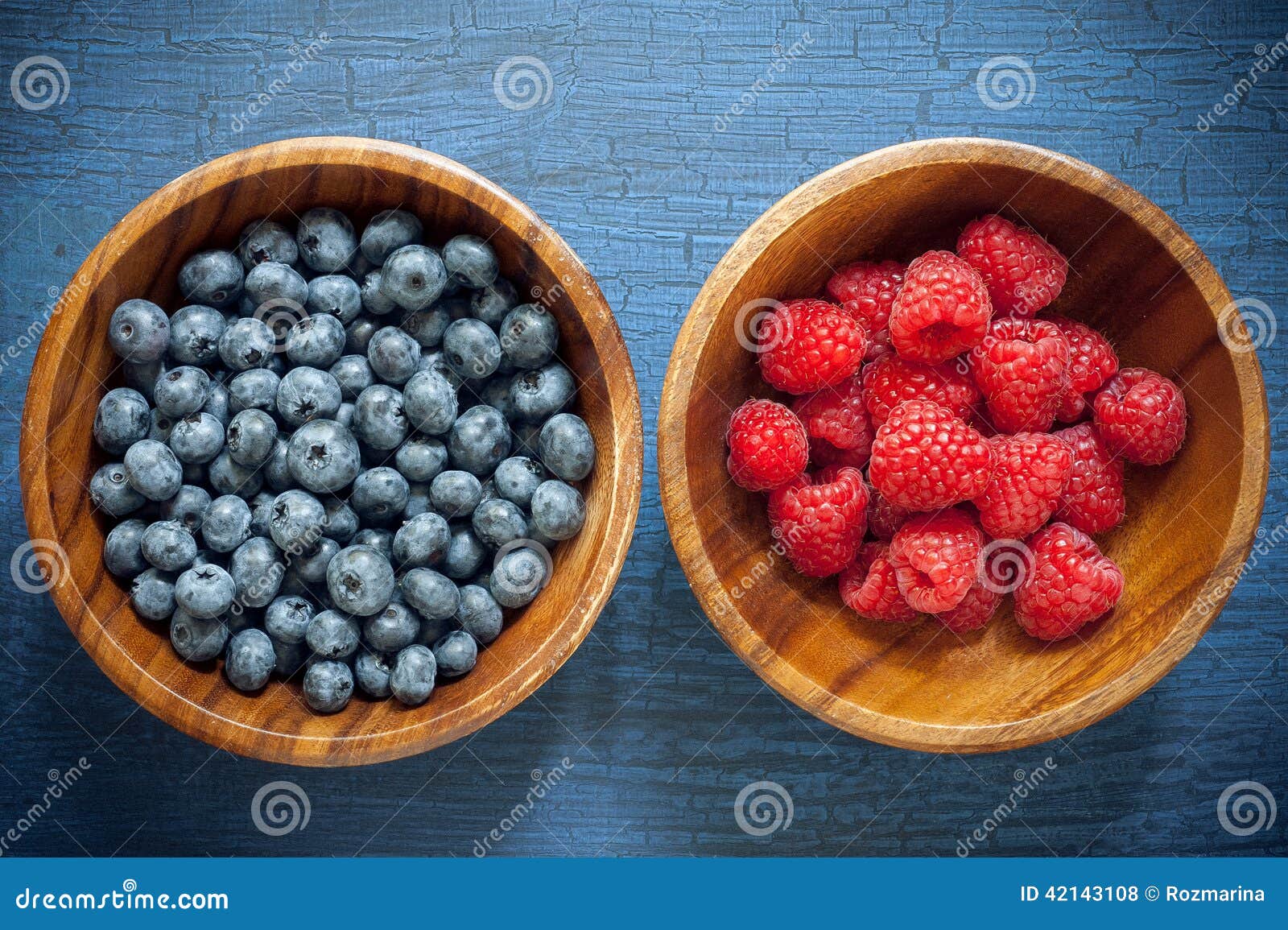 Raspberries and Blueberries Stock Photo - Image of blue, juicy: 42143108