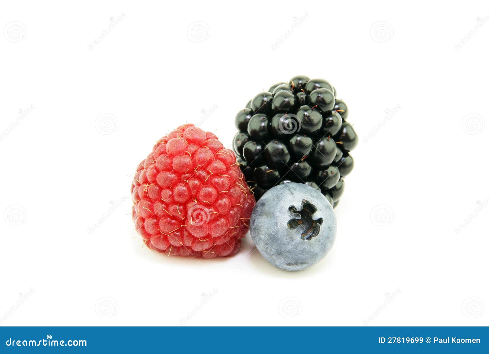 Raspberries, Blueberry and Blackberry Stock Image - Image of blueberry ...