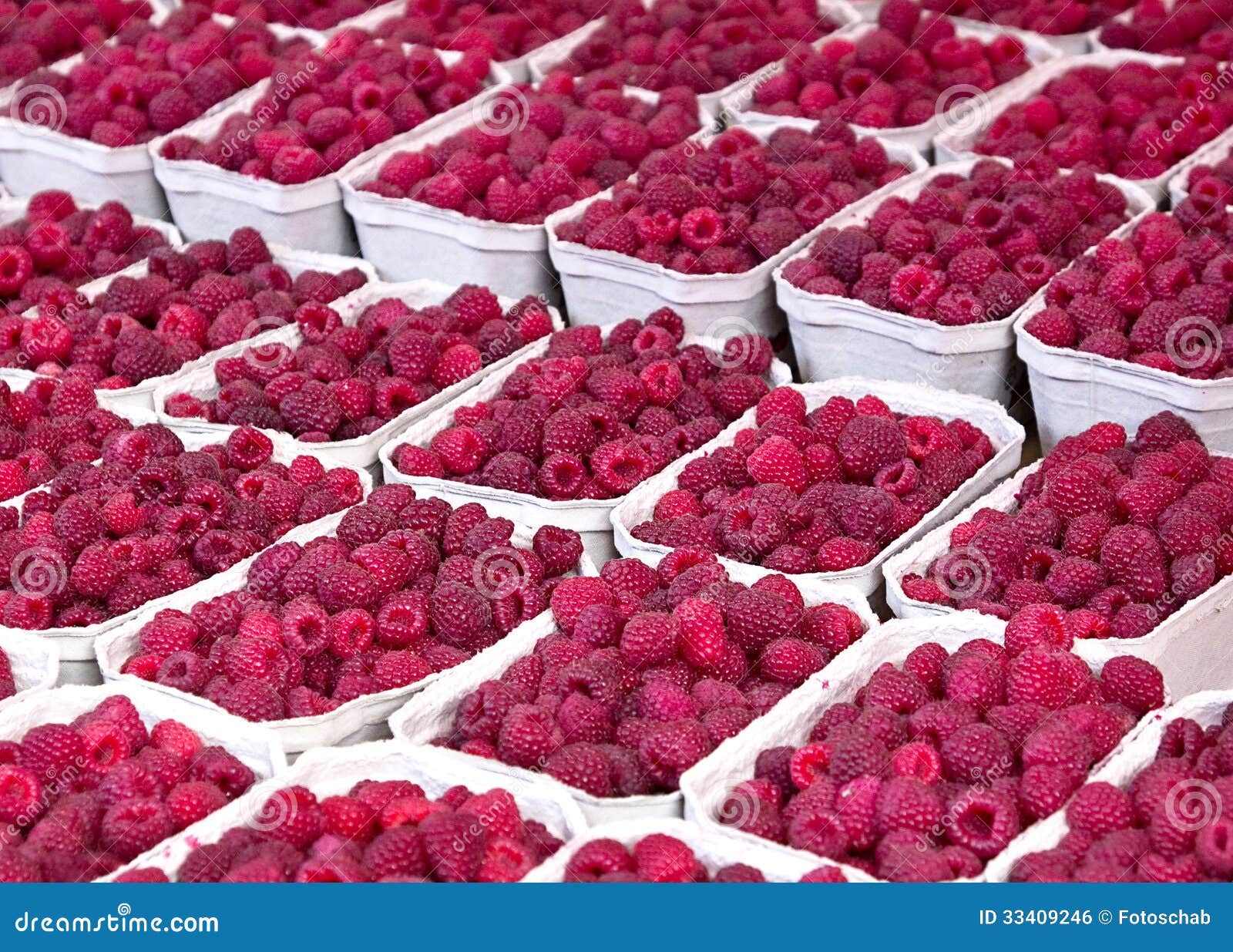 Raspberries stock photo. Image of ripe, stall, sale, store - 33409246