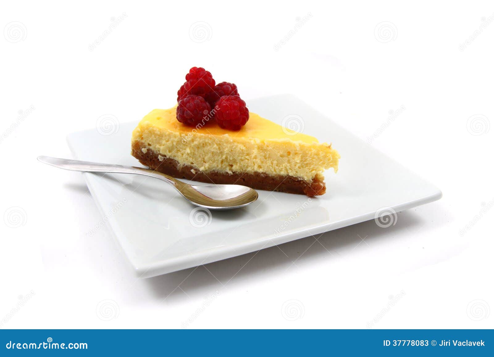 Raspberries cheesecake stock image. Image of raspberries - 37778083