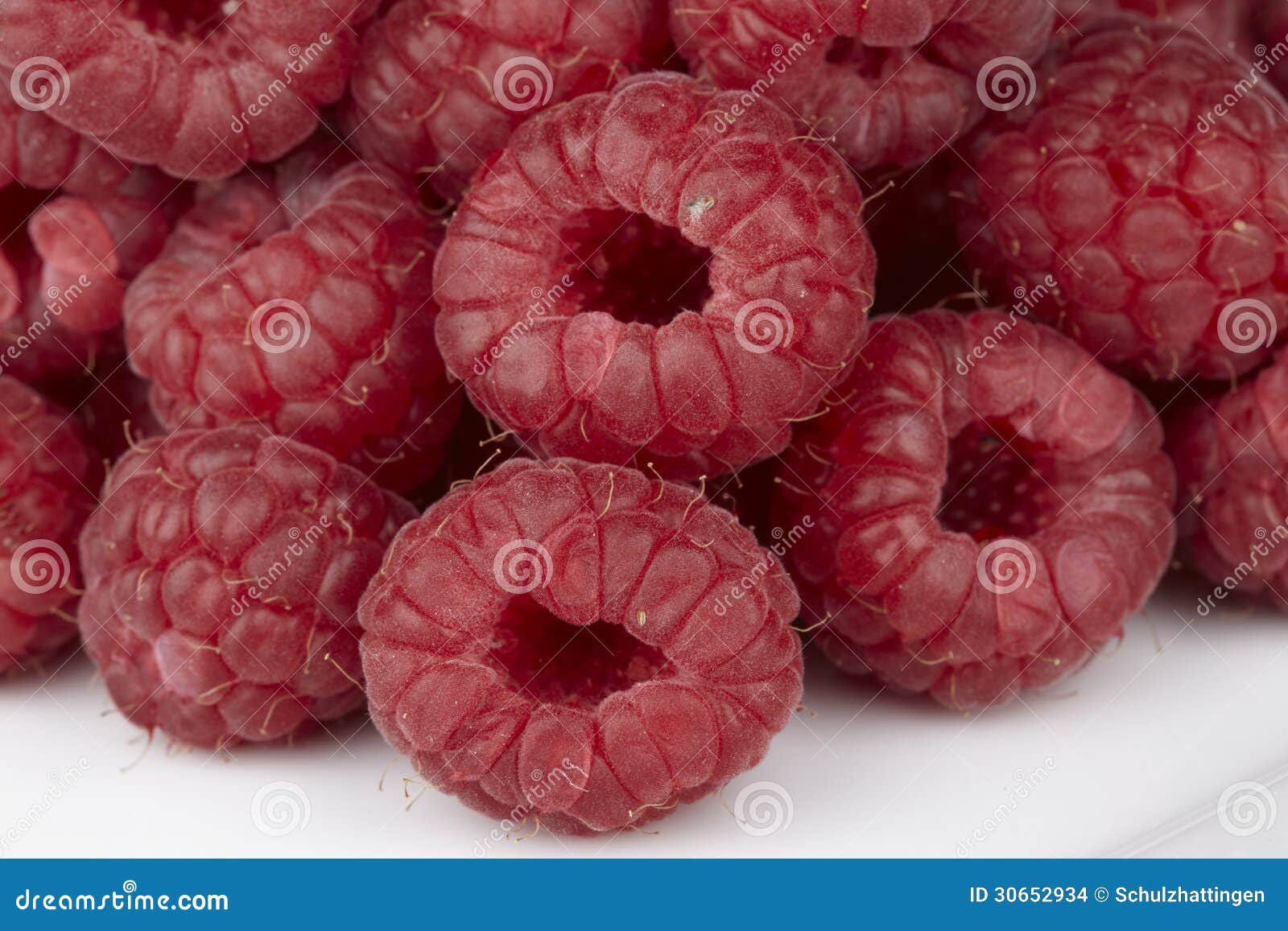 Raspberries - close up stock photo. Image of raspberry - 30652934