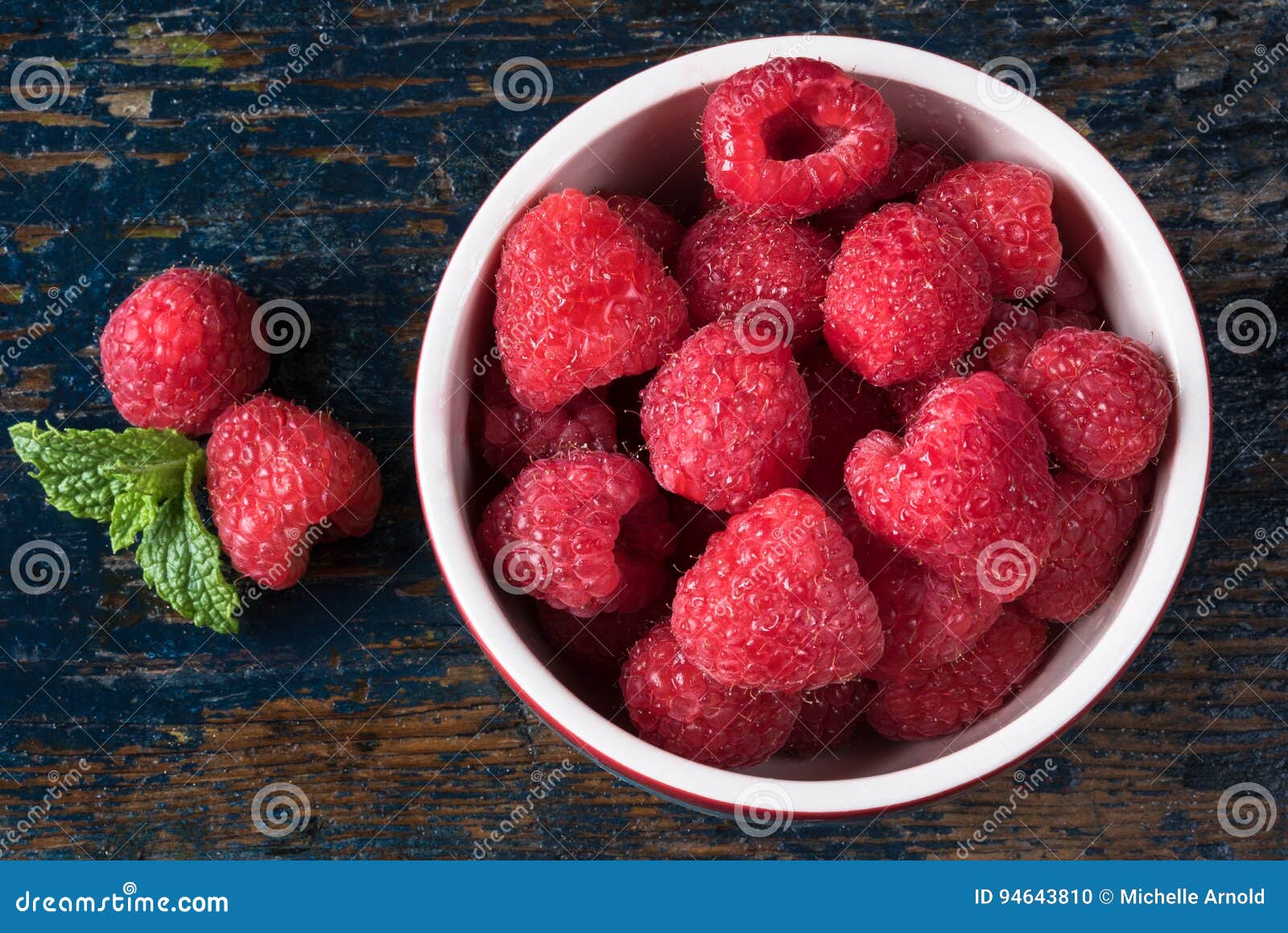 Raspberries stock photo. Image of bowl, raspberry, berry - 94643810