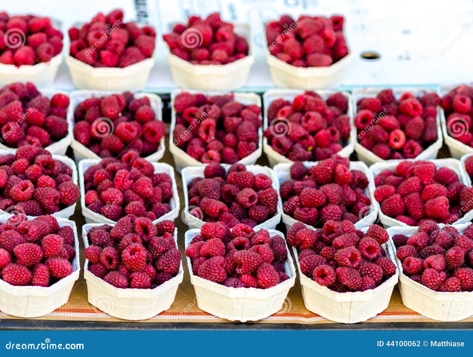 Raspberries stock photo. Image of market, raspberries - 44100062