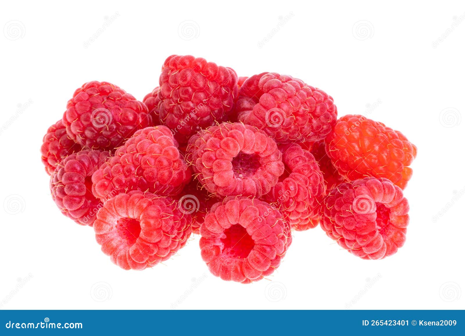 Raspberries isolated stock image. Image of raspberries - 265423401