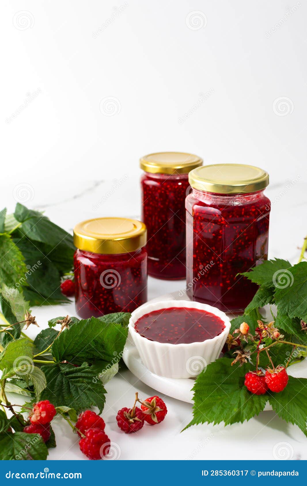 Raspberries Preservation or Jam Stock Image - Image of raspberries ...
