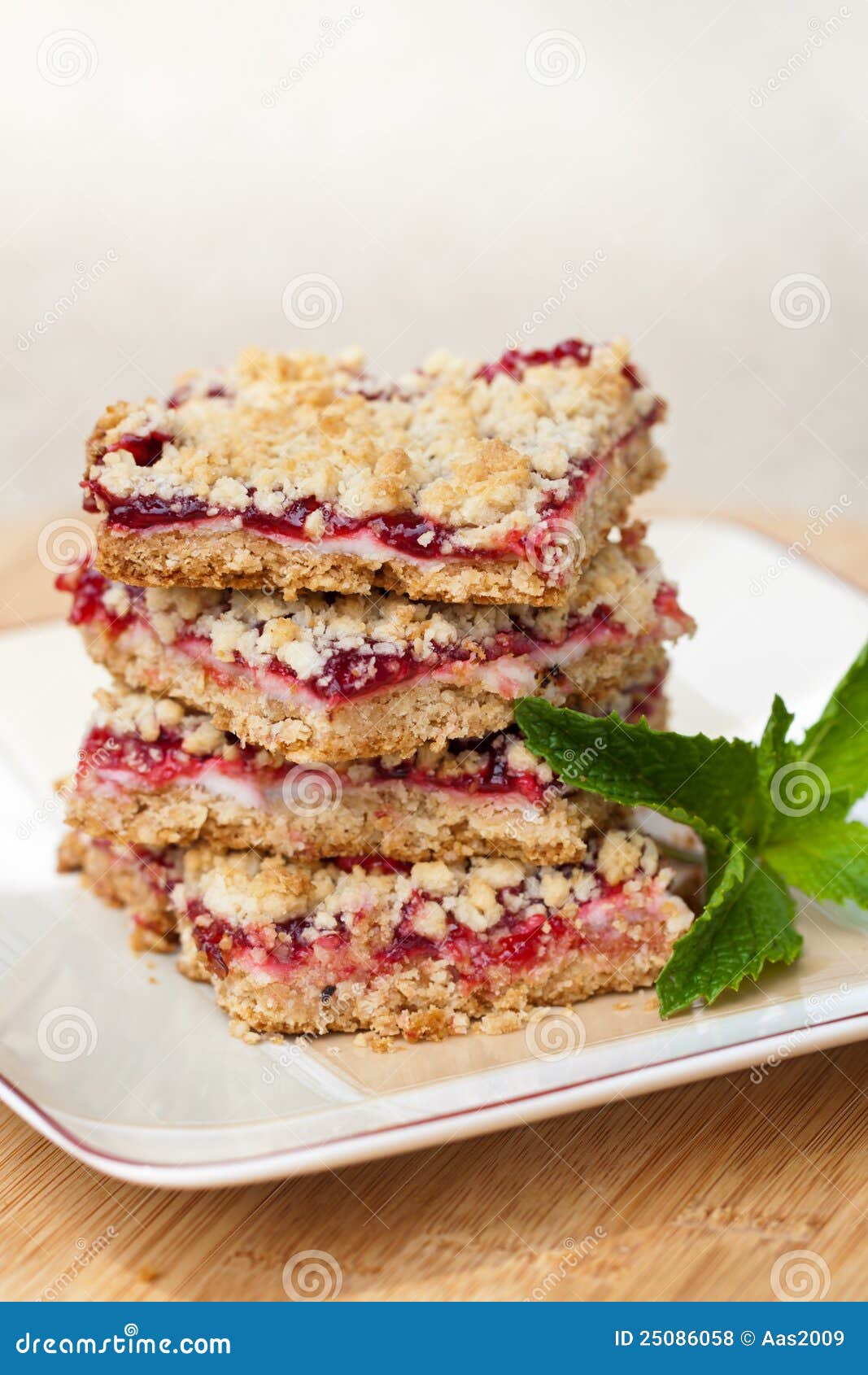 Raspberry bars stock photo. Image of berry, cookies, summer - 25086058
