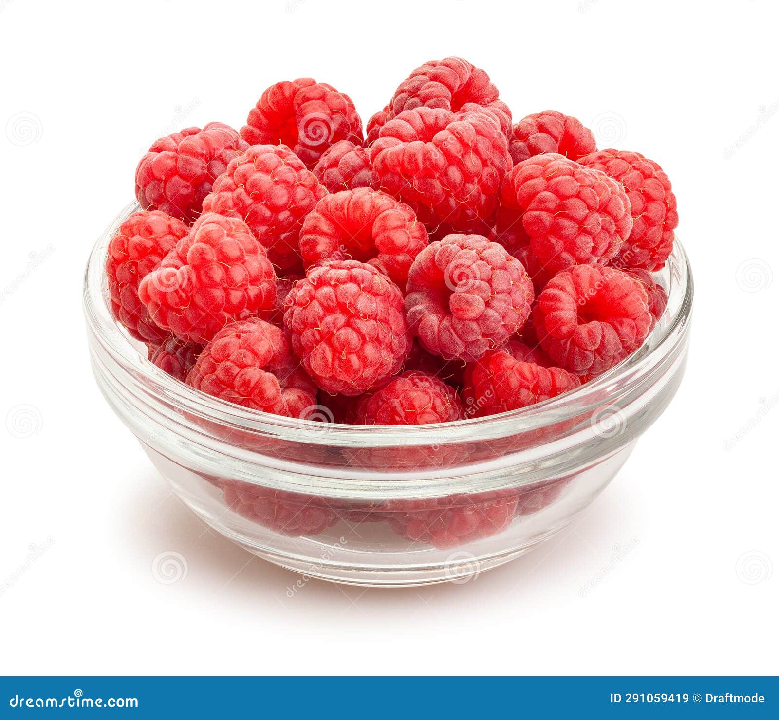 Raspberry bowl stock image. Image of cutout, round, bowl - 291059419