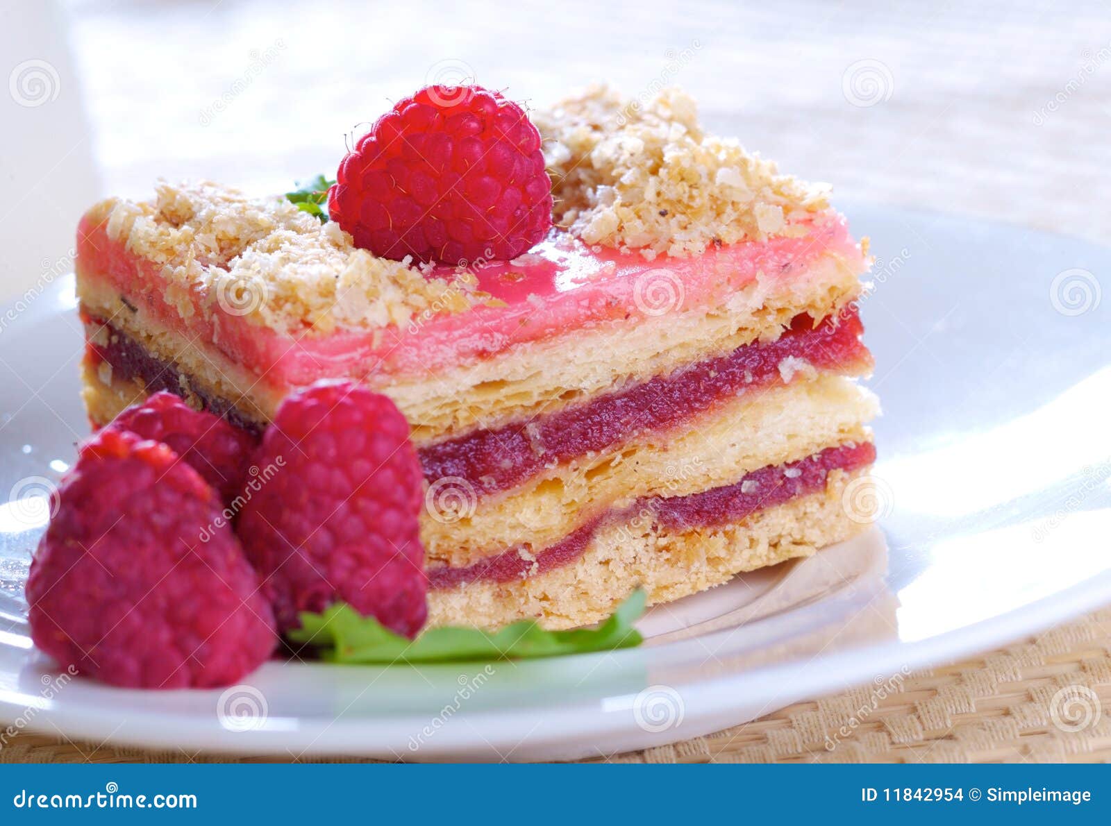 Raspberry cake stock photo. Image of cake, food, tasty - 11842954