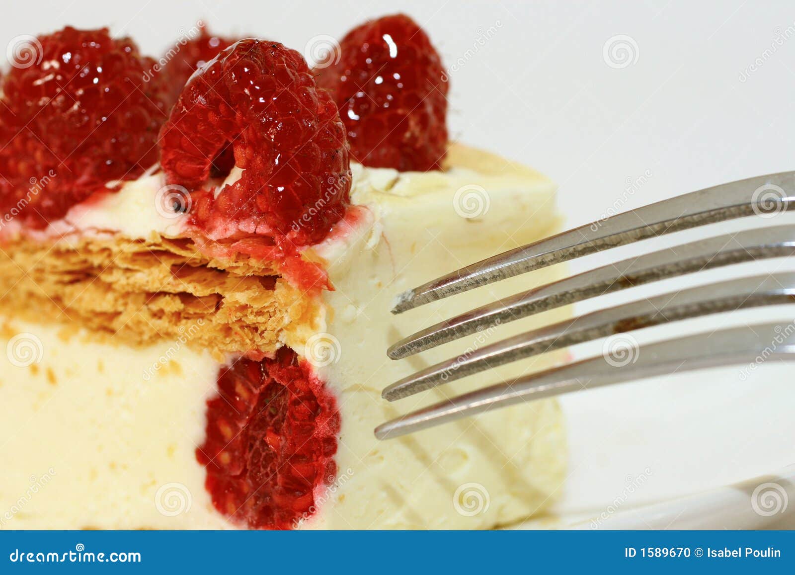 Raspberry cake stock photo. Image of eating, pudding, sugar - 1589670