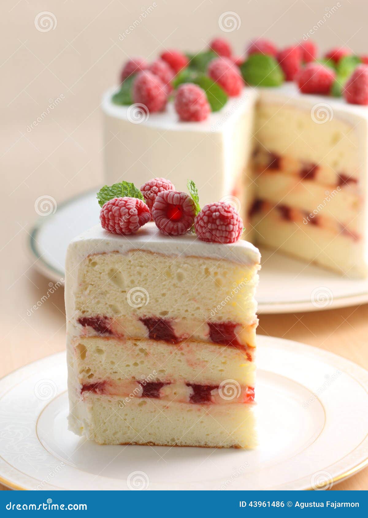 Raspberry Cake stock photo. Image of delicious, topping - 43961486