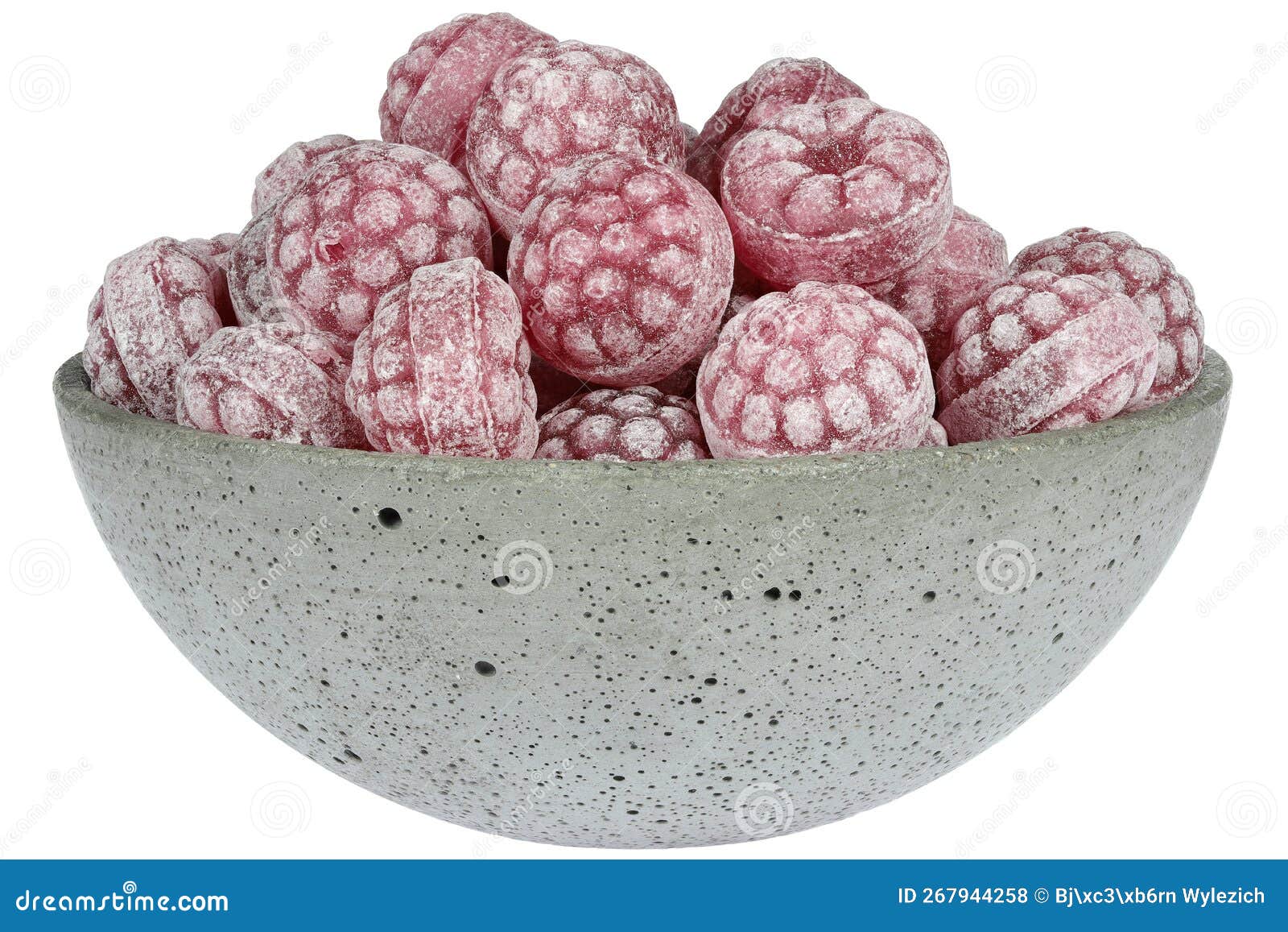Raspberry candies stock photo. Image of candy, isolated - 267944258