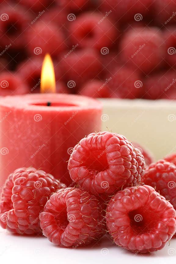 Raspberry candle stock image. Image of fruits, fresh, aroma - 5918029