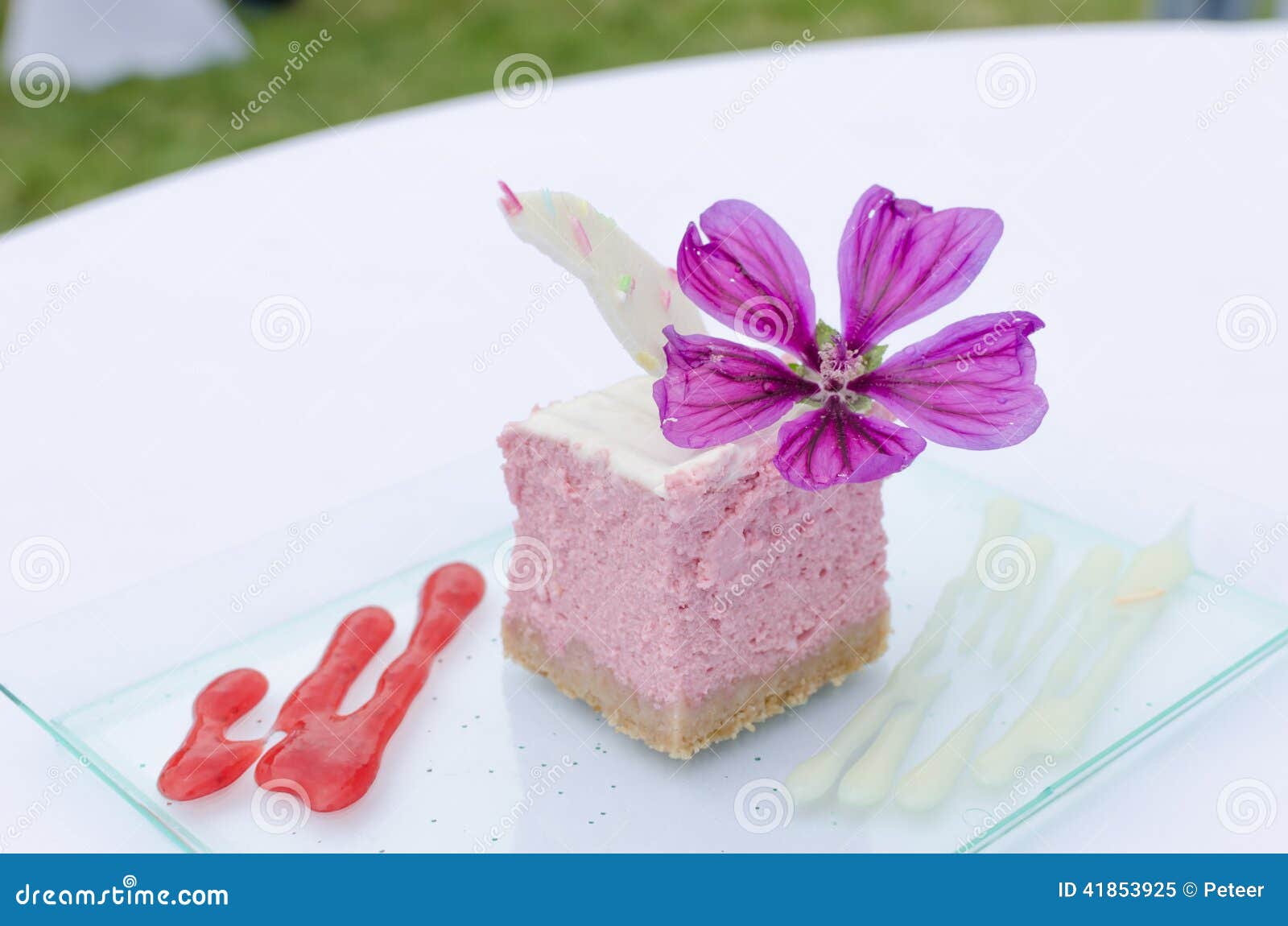 Raspberry Cheesecake, Biscuits Stock Image - Image of gourmet, closeup ...