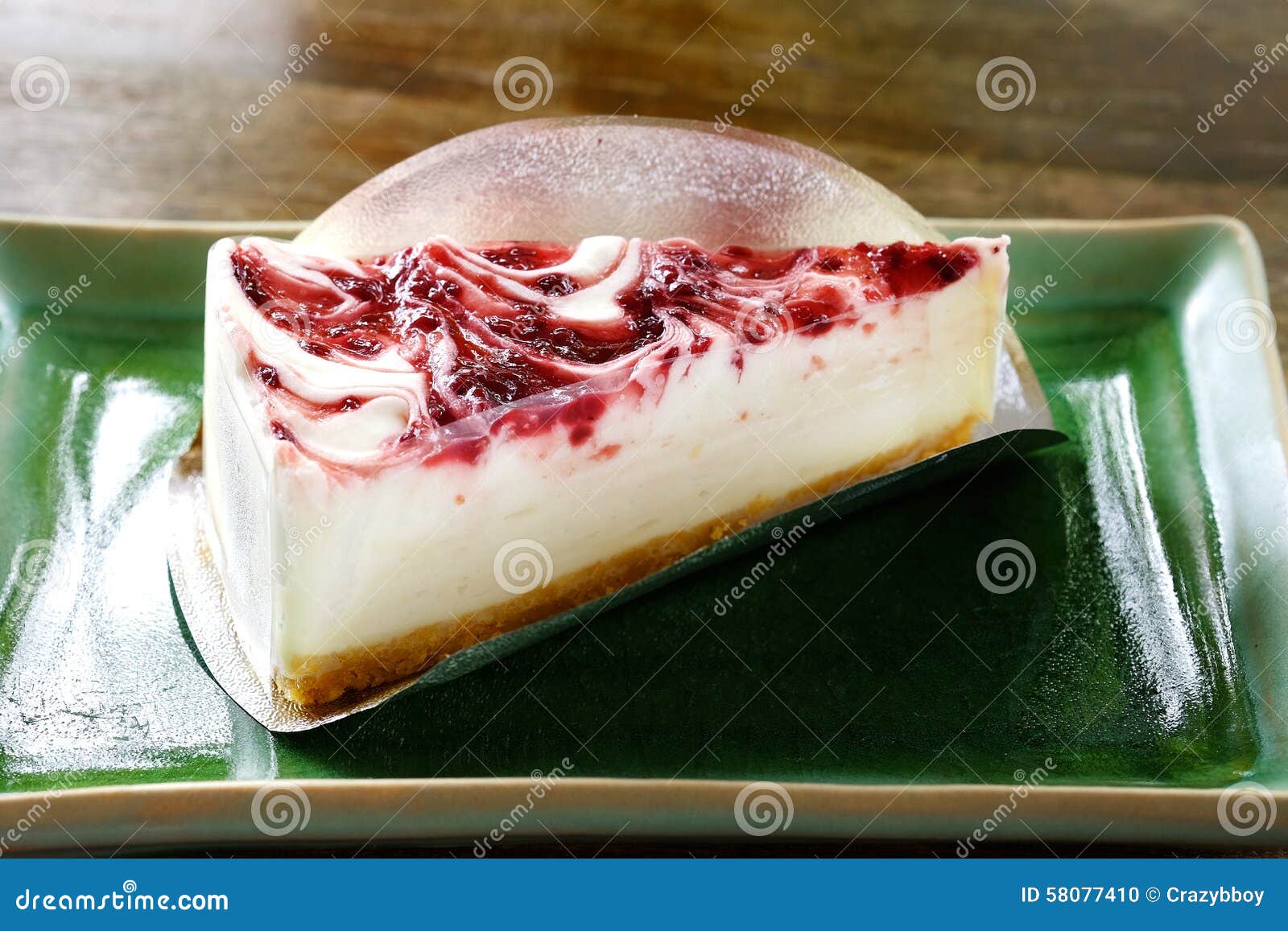 Raspberry Cheesecake in the Dish Stock Photo - Image of gourmet, fruit ...