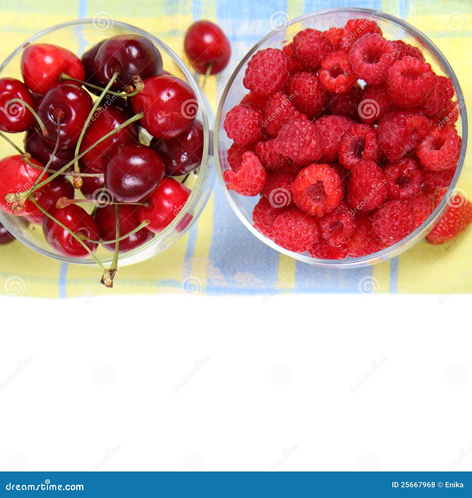 Raspberry and cherry stock photo. Image of plate, berry - 25667968