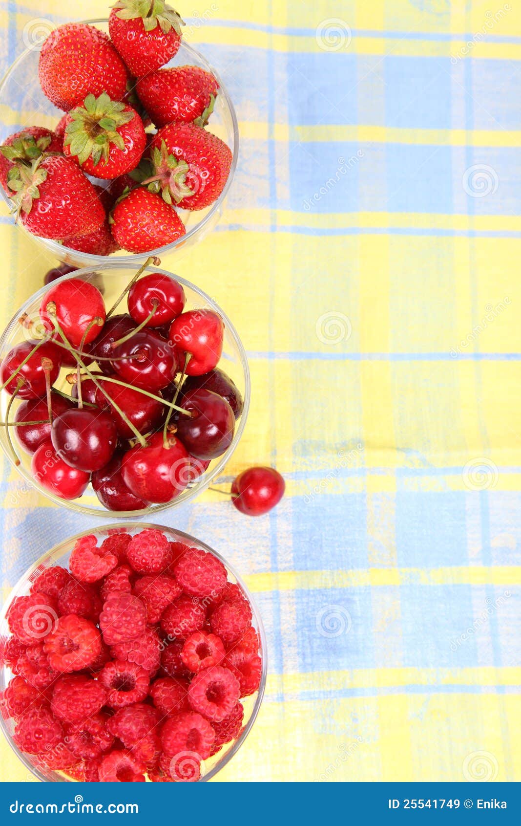 Raspberry, Cherry and Strawberry Stock Image - Image of kremanki, juicy ...