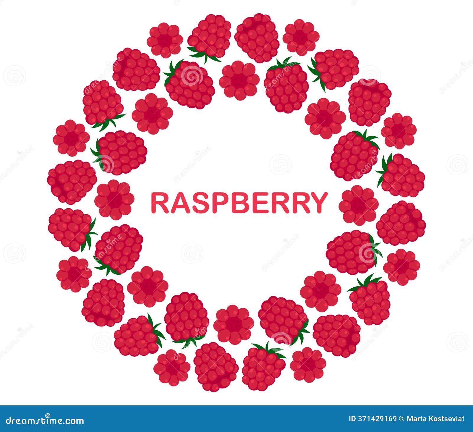 Raspberry Border Stock Photo | CartoonDealer.com #14587080