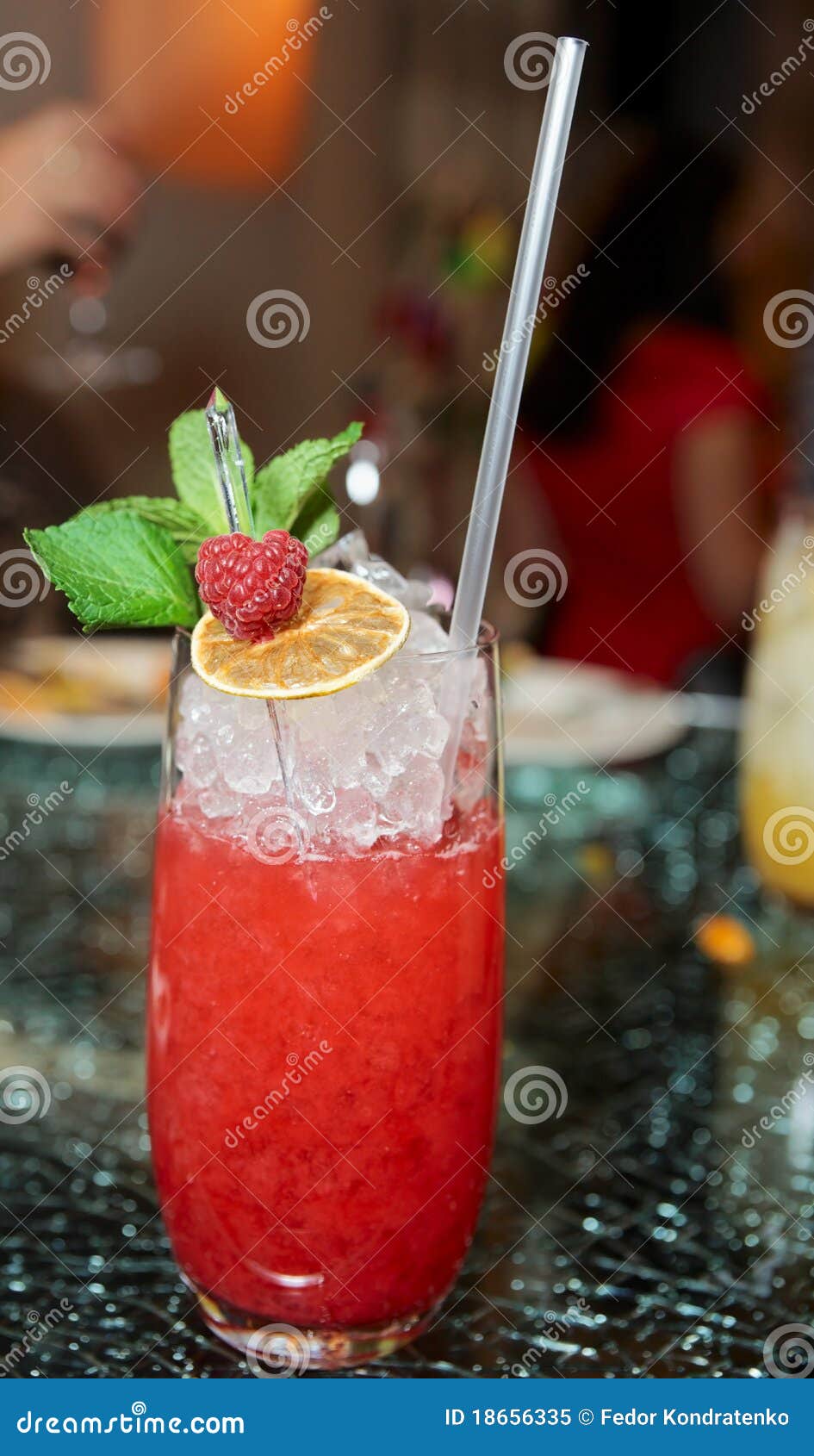 Raspberry cocktail stock image. Image of raspberry, mint - 18656335