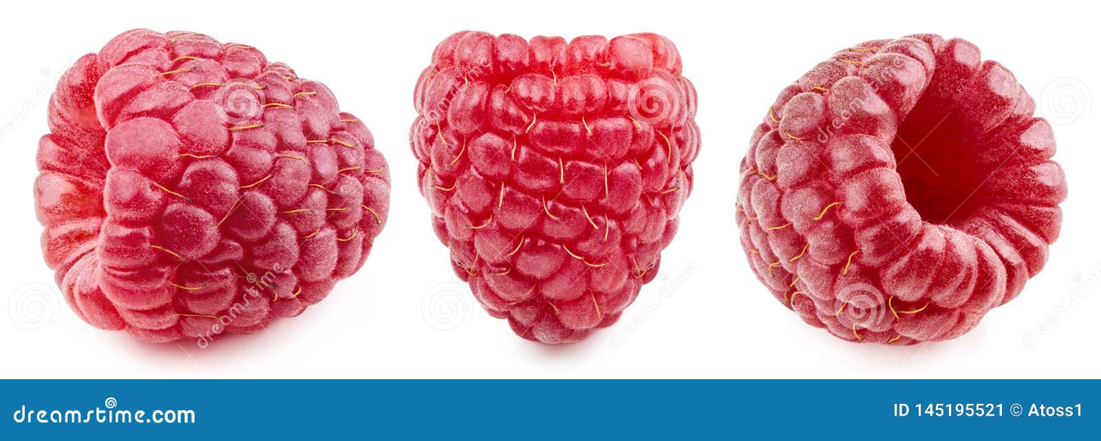 Raspberry Collection Clipping Path Stock Image - Image of collection ...