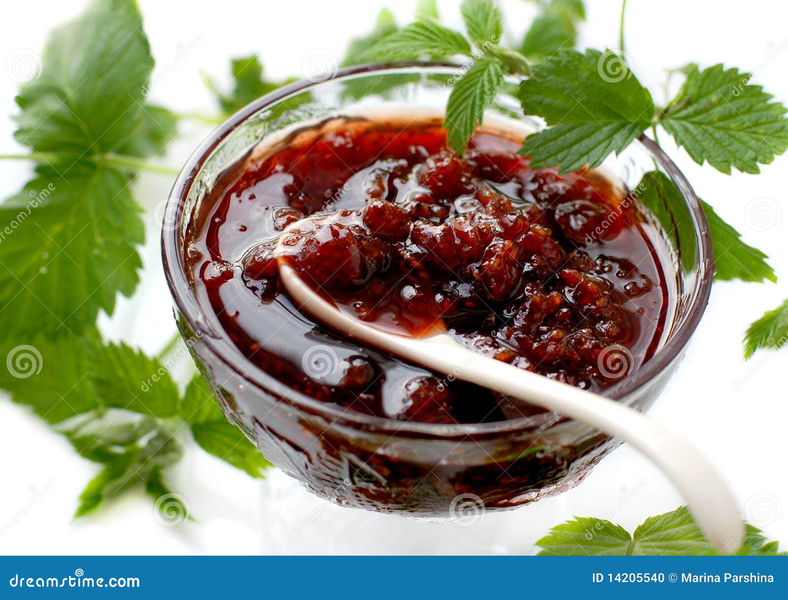 Raspberry confiture stock photo. Image of preserve, dessert - 14205540