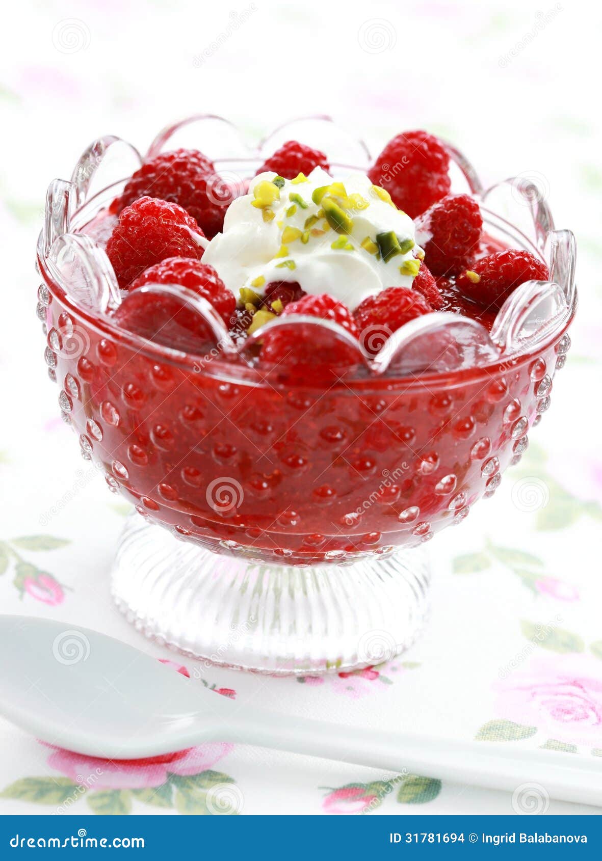 Raspberry dessert stock photo. Image of nutrition, calorie - 31781694