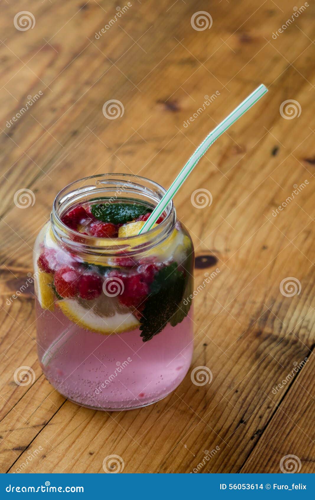 Raspberry drink stock photo. Image of lime, drink, pitcher - 56053614