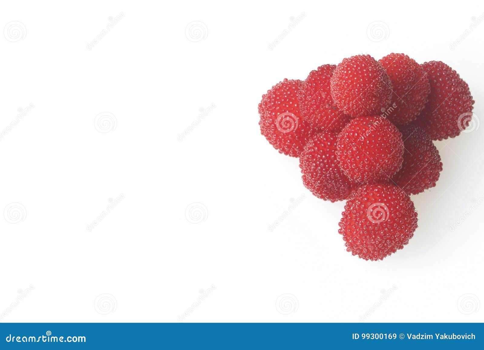 Raspberry Folded Pyramid on White Background Stock Image - Image of ...