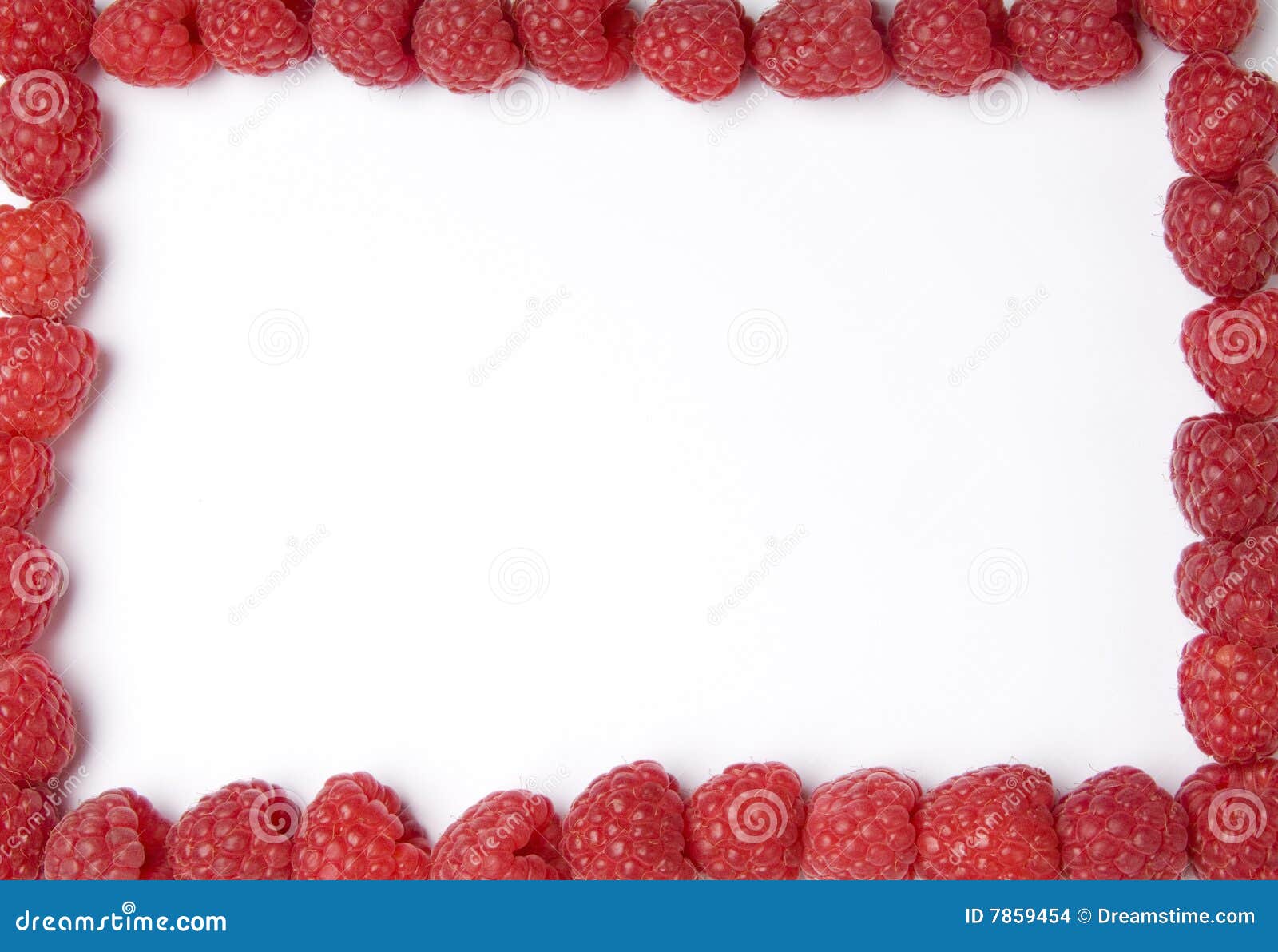 Raspberry Frame stock photo. Image of freshness, ingredient - 7859454