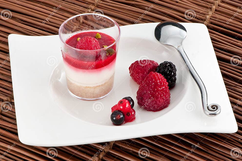 Raspberry French dessert stock image. Image of gastronomy - 8076691