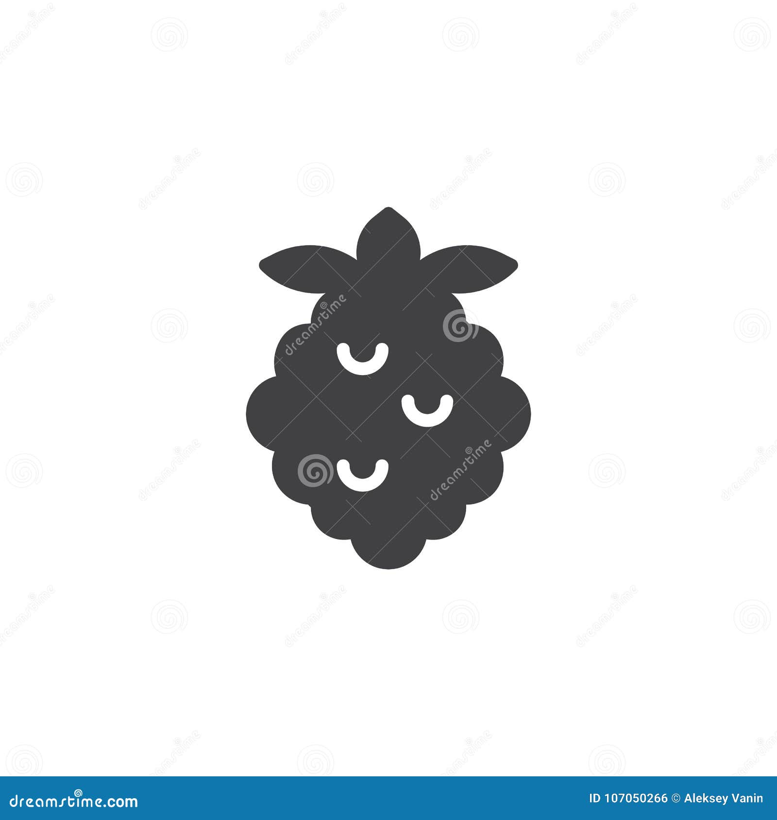 Raspberry Fruit Icon Vector Stock Vector - Illustration of symbol, sign ...