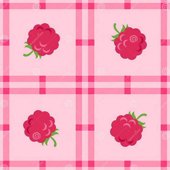 Raspberry Fruit Seamless for Pattern Fabric, Simple Raspberry Fruit ...