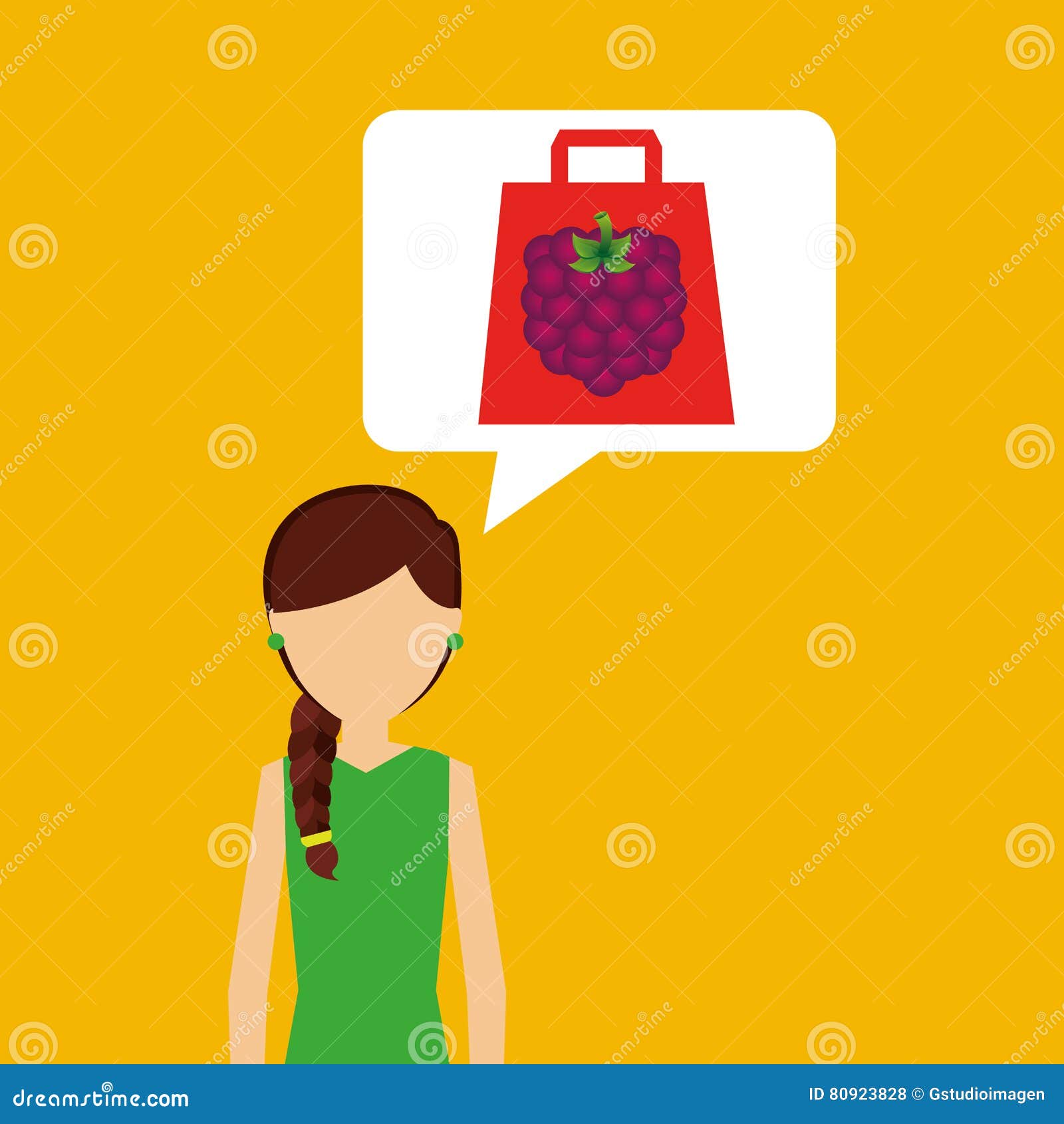 Raspberry Girl Stock Illustrations – 286 Raspberry Girl Stock ...