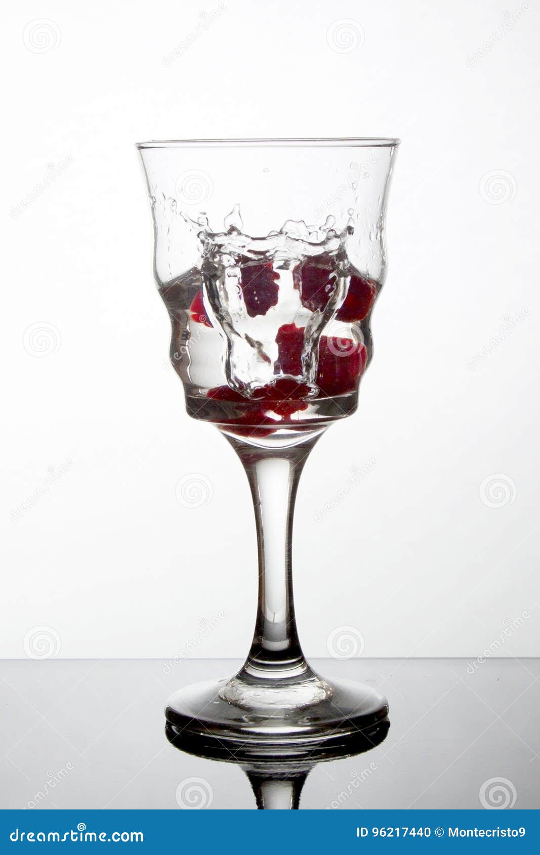 Raspberry in a glass stock photo. Image of liquid, drink - 96217440