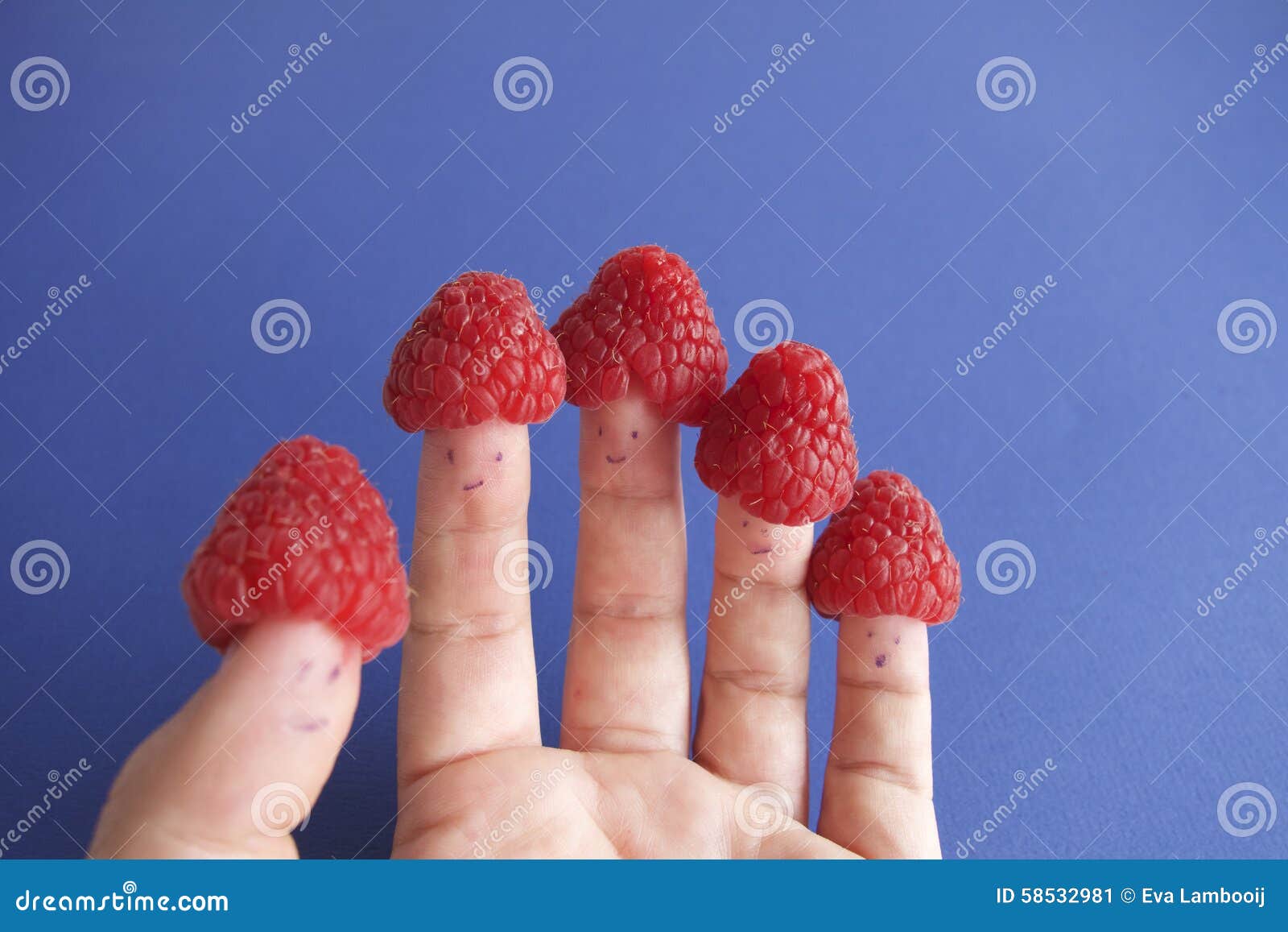 Raspberry hands stock image. Image of raspberry, cheerful - 58532981